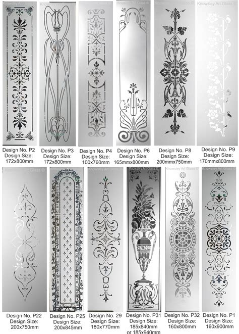 Glass Etching Patterns For Windows Glass Designs