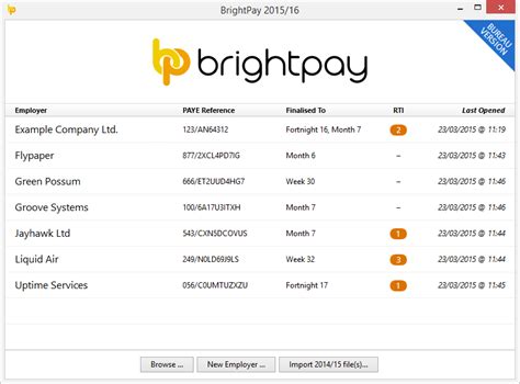 Brightpay Features Pricing And Reviews 2018