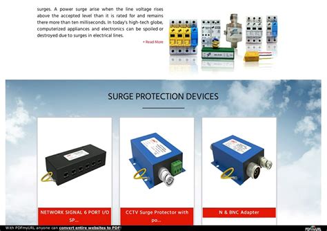 Ppt Surge Protection System Devices Manufacturers Powerpoint