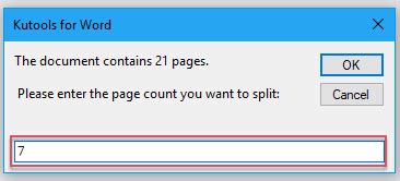 How To Split A Word Document Into Separate Files Every 5 Or N Pages