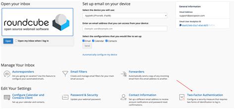 Two Factor Authentication 2fa On Cpanel Webmail Global Support Portal
