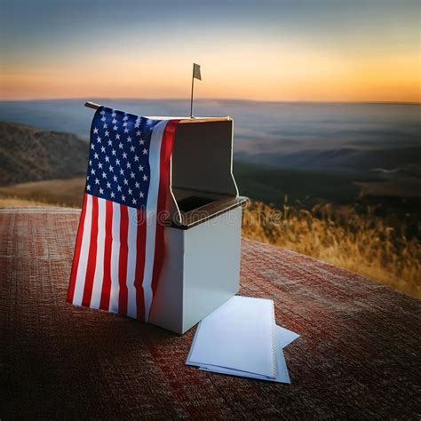 Independence Assembly A National Pride Symbol With The American Flag In The Midst Of Elections
