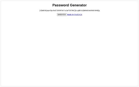 Password Generator