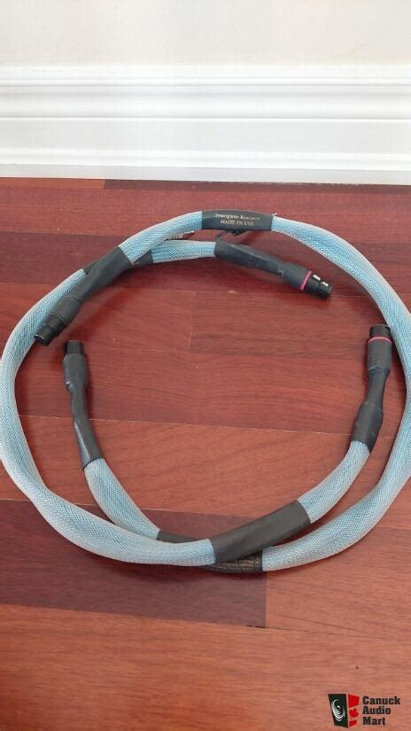 Synergistic Resolution Reference Mk2 Xlr 1m For Sale Canuck Audio Mart