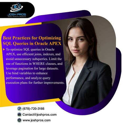 josh pros on linkedin joshpros oracleapex sqloptimization efficientqueries…
