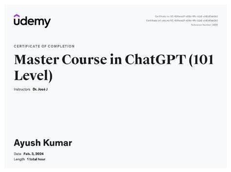 Ayush Kumar On Linkedin Udemy Ai Chatgpt Masterclass Ai