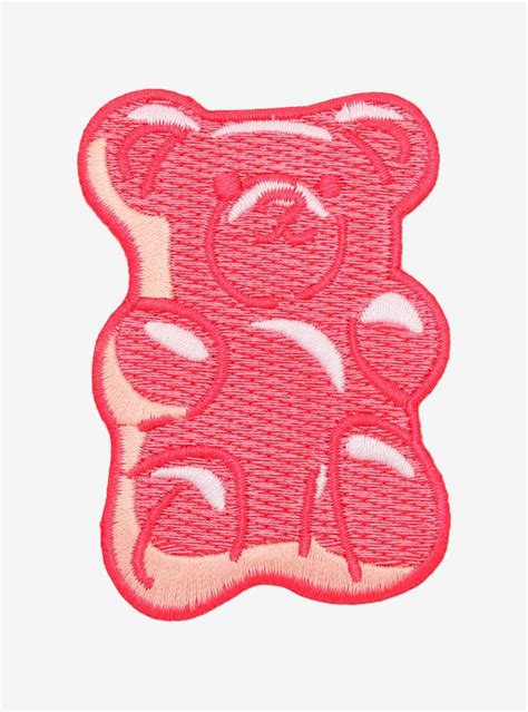 Pink Candy Bear Patch Hot Topic Cute Patches Pink Candy