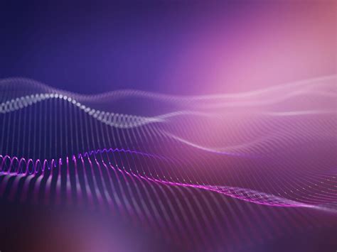 Free Photo 3d Data Communications Background With Flowing Particle Waves