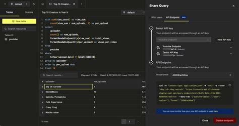 Query Api Endpoints Clickhouse Docs