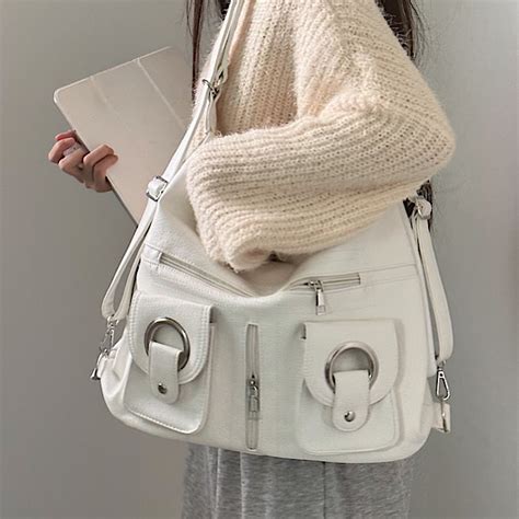 룩캣미 투웨이 숄더백→백팩 변신 투웨이 레더 가죽 크로스 숄더백 백팩 가방 보부상 빅숄더백 대학생