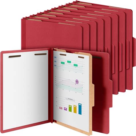 Skyygemm 24 Pcs Classification Folders 1 Divider