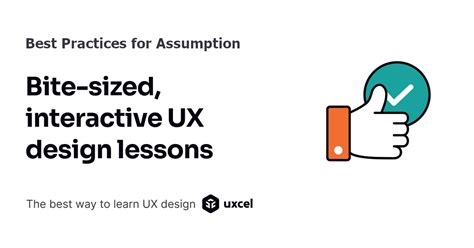 Best Practices For Assumption Testing Lesson Uxcel