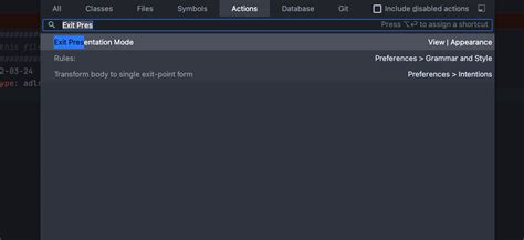 Bug Exiting Presentation Mode Throws An Exception · Issue 146