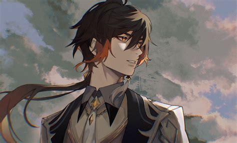 Zhongli Genshin Impact Drawn By Em Emm Danbooru