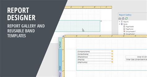 Winforms And Wpf Reporting Report Gallery And Band Templates V