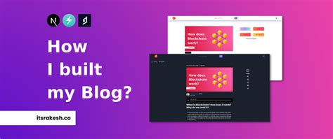 How I Built My Blog With Nextjs Chakra Ui And Graphcms Dev Community