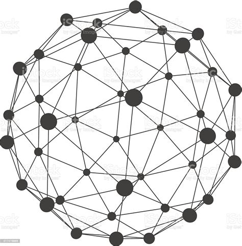 3d Molecule Structure Background Graphic Design Stock Illustration