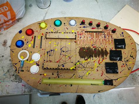building a custom midi controller out of components from the parts bin