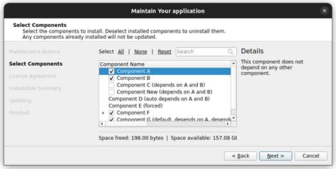 Adding Components Qt Installer Framework Documentation