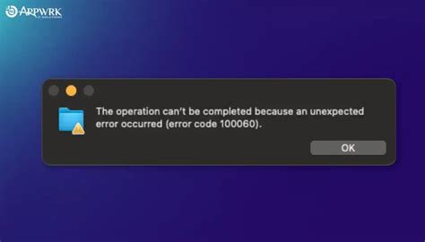 Fix Mac Error Code 100060 Permanently The Ultimate Guide