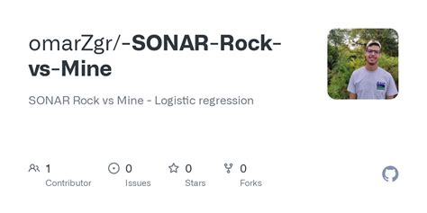 Github Omarzgr Sonar Rock Vs Mine Sonar Rock Vs Mine Logistic Regression