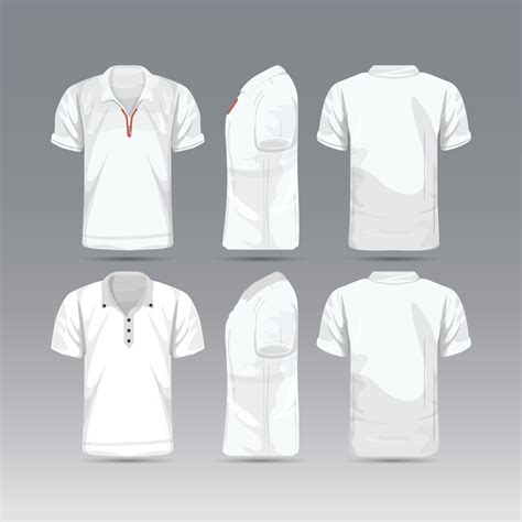 Classic Mens Polo Shirt Template 2860005 Vector Art At Vecteezy
