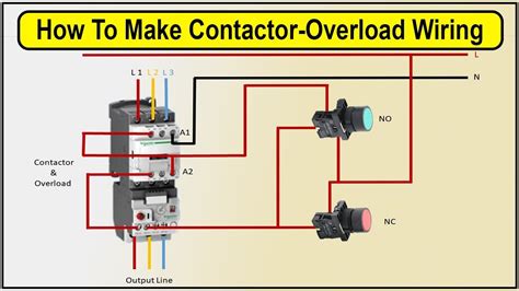 How To Make 2 Way Switch Control In 3 Phase Motor Magnetic Contactor