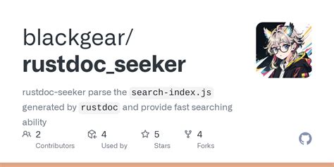 Github Blackgearrustdocseeker Rustdoc Seeker Parse The `search