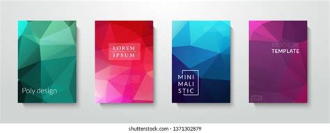 Colorful Mosaic Covers Design Minimal Geometric Stock Vector Royalty Free 730554646 Shutterstock
