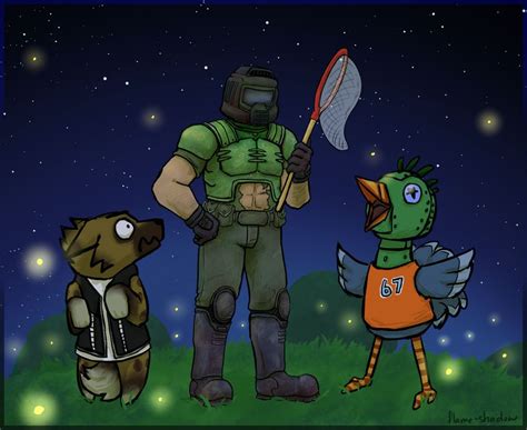 Doomguys Next Mission Doomguy And Isabelle Know Your Meme