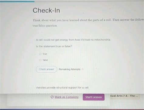 Check In Think About What You Have Learned StudyX