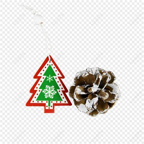 크리스마스 트리 펜던트와 소나무 노송 나무 과일 조합계절장식적인 Png 일러스트 무료 다운로드 Lovepik