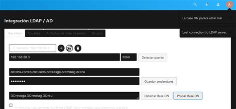 Error De Conexion Con Ldap ℹ️ Support Nextcloud Community