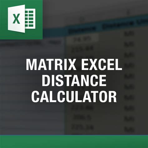 Products Excel Distance Calculators