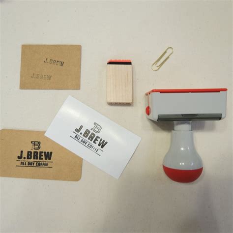 카페 홀더용 로고 도장 주문제작 나무도장 우드스탬프 까페도장 잉크내장형 만년스탬프 어나더 디자인 네이버 블로그