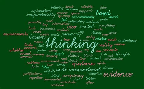 Thinking Conspiratorially Versus Evidence Based Thinking Novel Learning