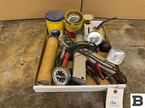 Timing Light Engine Vacuum Tester Portable Hand Tachometer Antifreeze Tester Booker Auction