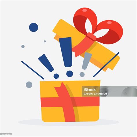열린 선물 상자 특별한 깜짝 개념생일 선물 축 하 벡터 일러스트 레이 션 3차원 형태에 대한 스톡 벡터 아트 및 기타 이미지 3차원 형태 Referendum 개념