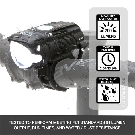 Swift™ 700 Front Bike Light Compact Usb C Rechargeable 700 Lumens Niterider Technical Lighting