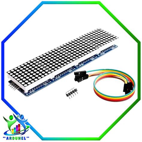 MÓdulo De Matriz De Led 32x8 Max7219 Cable Alta Calidad