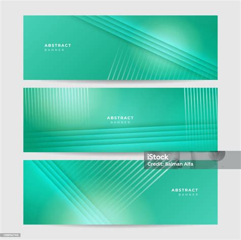 네트워킹 추상 네온 스타일 그린 와이드 배너 디자인 배경 0명에 대한 스톡 벡터 아트 및 기타 이미지 0명 3차원 형태 개념 Istock