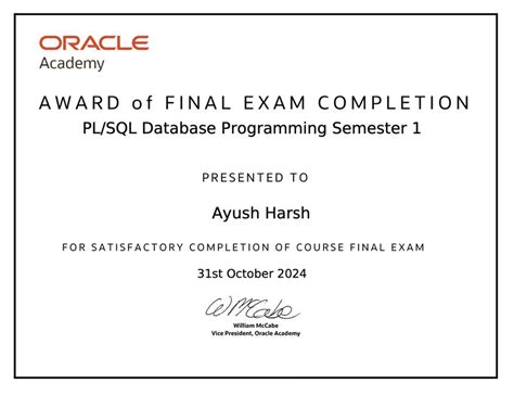 Oracleacademy Plsql Databaseprogramming Learningjourney Techskills