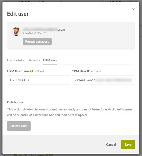 Crm Username And Crm User Id And Their Function