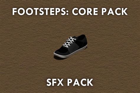 Footsteps Core Pack Sfx Pack Foley Sound Fx Unity Asset Store