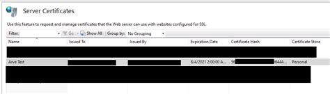 Create Self Signed Certificate Using IIS Manager Arve S Code Cave