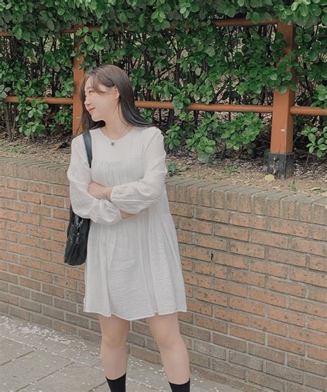 하비언니 10479 봄 러블리 셔링 캉캉 베이비돌 미디원피스 3color