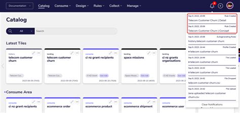 Notification Alerts — Agiledata Docs 10 Documentation