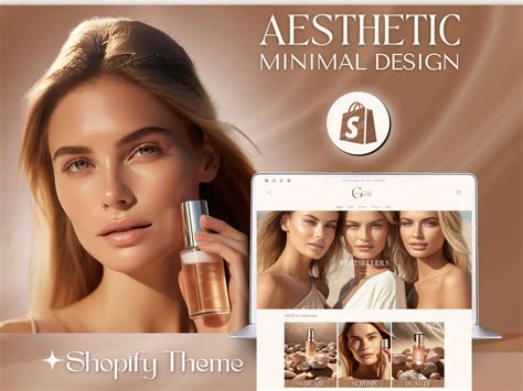 Shopify Theme Bundle Luxury Shopify Theme Skin Care Website Templates