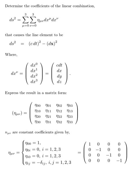 Solved Determine The Coefficients Of The Linear Combination