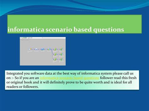 Ppt Data Warehouse Informatica Scenario Based Interview Questions Powerpoint Presentation Id